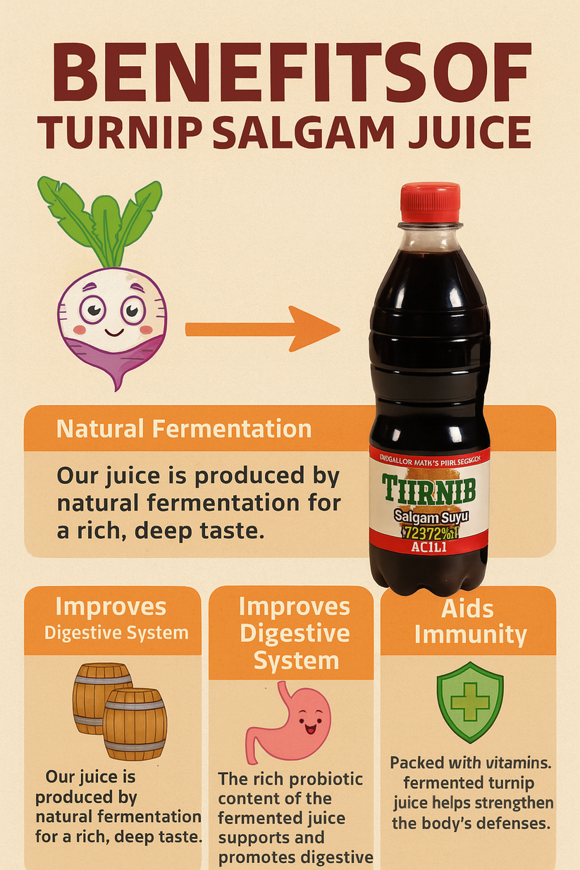 Turnip Juice Hot, Traditional Turkish Drink (Acili Salgam Suyu), 1L ...