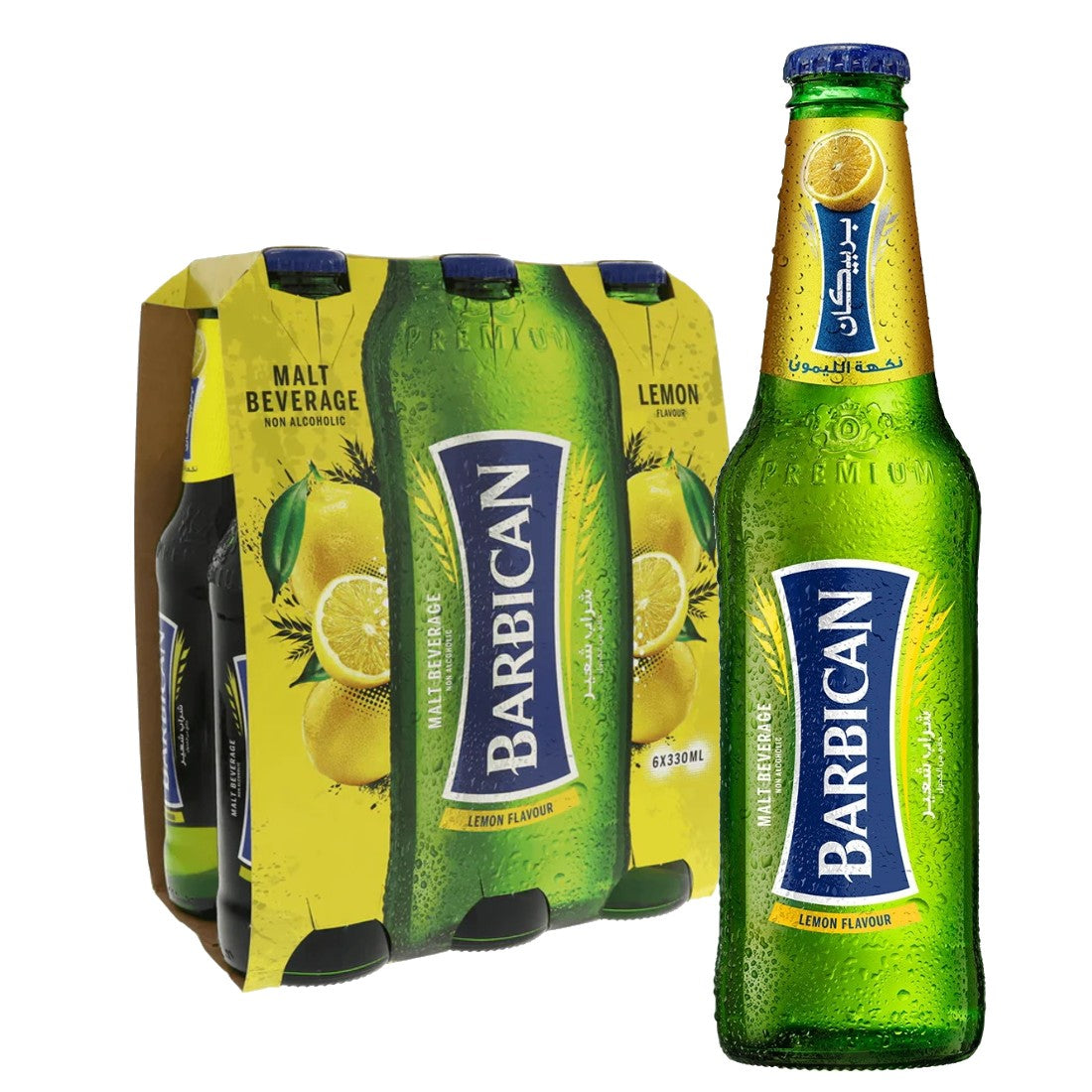 Barbican Non-Alcoholic Lemon Flavoured Malt Drink, 330ml – bazachi