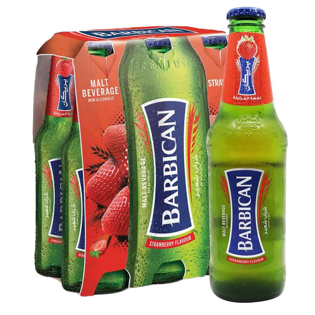 Barbican Non Alcoholic Strawberry Flavored Malt Drink, 330ml – bazachi