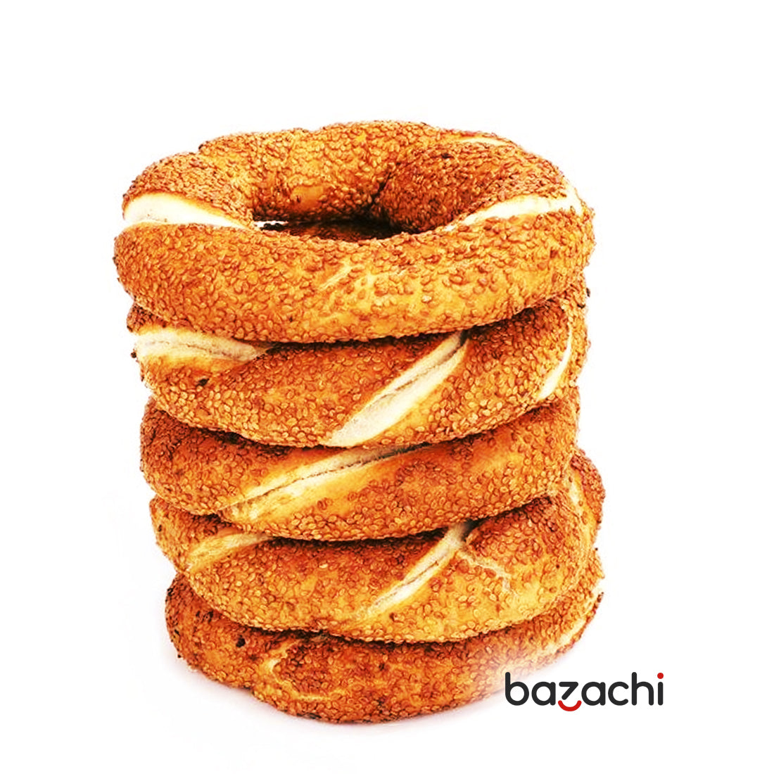 Istanbul Frozen Sesame Bagel (Sade Simit) 5 Pieces x 110gr – bazachi