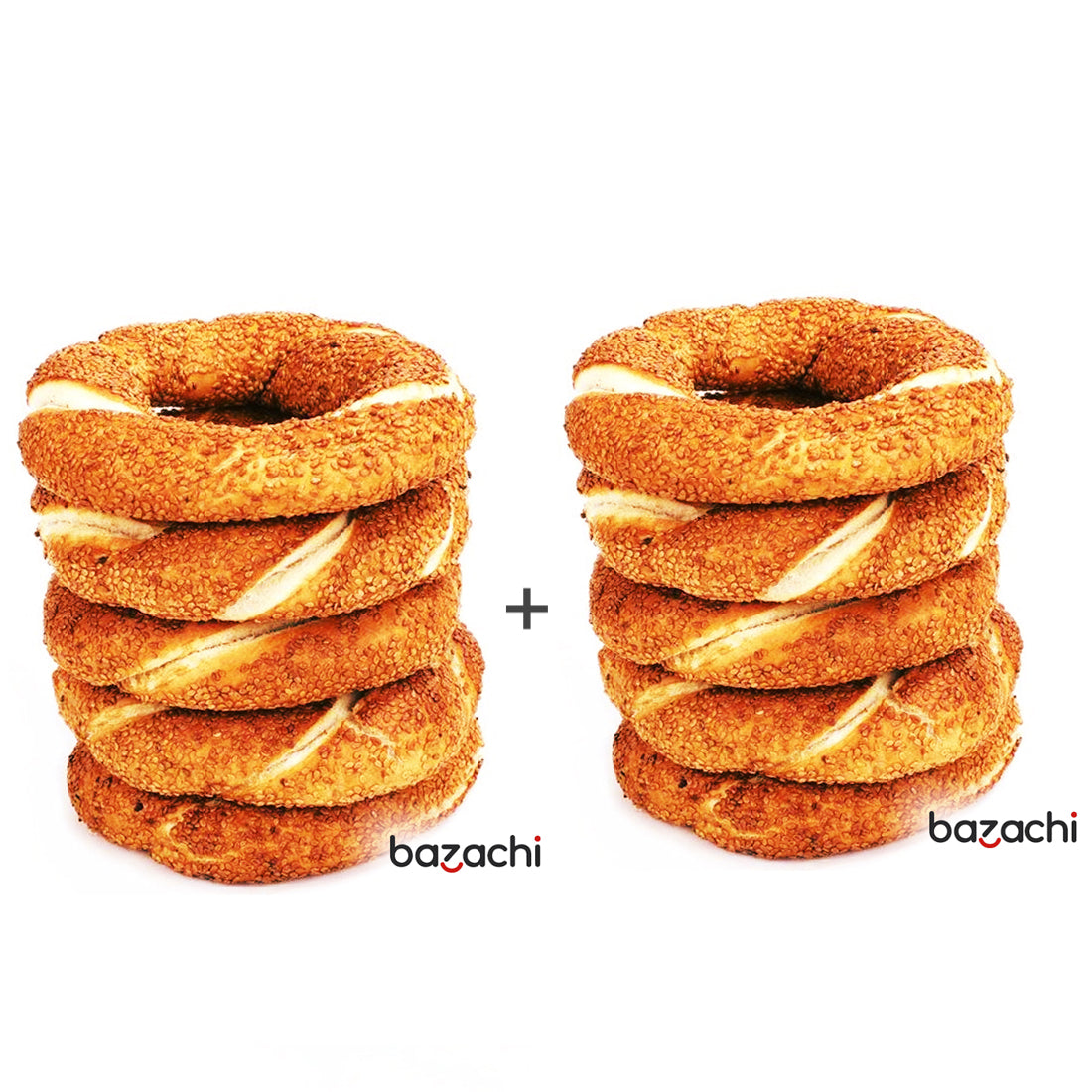 Istanbul Frozen Sesame Bagel (Sade Simit) 5 Pieces x 110gr – bazachi