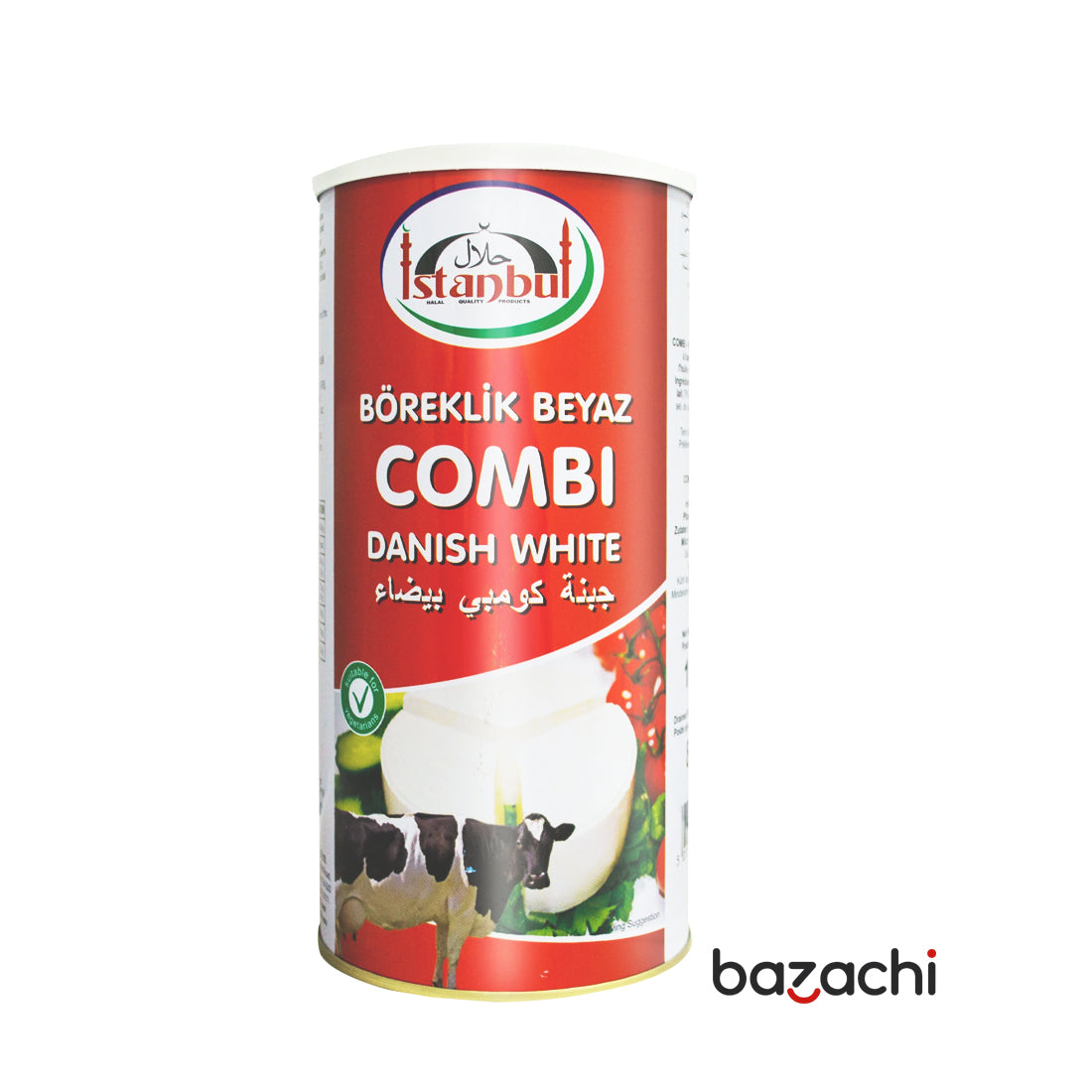 Istanbul Combi Danish White Cheese in Tin ( Boreklik Beyaz Peynir ) 15 ...