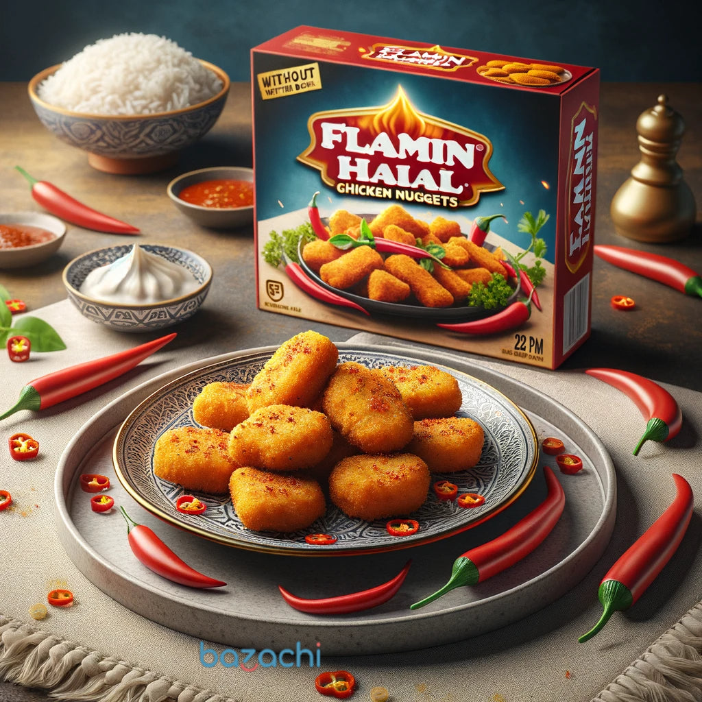 Flamin' Halal Chicken Nuggets, 1.5kg – bazachi
