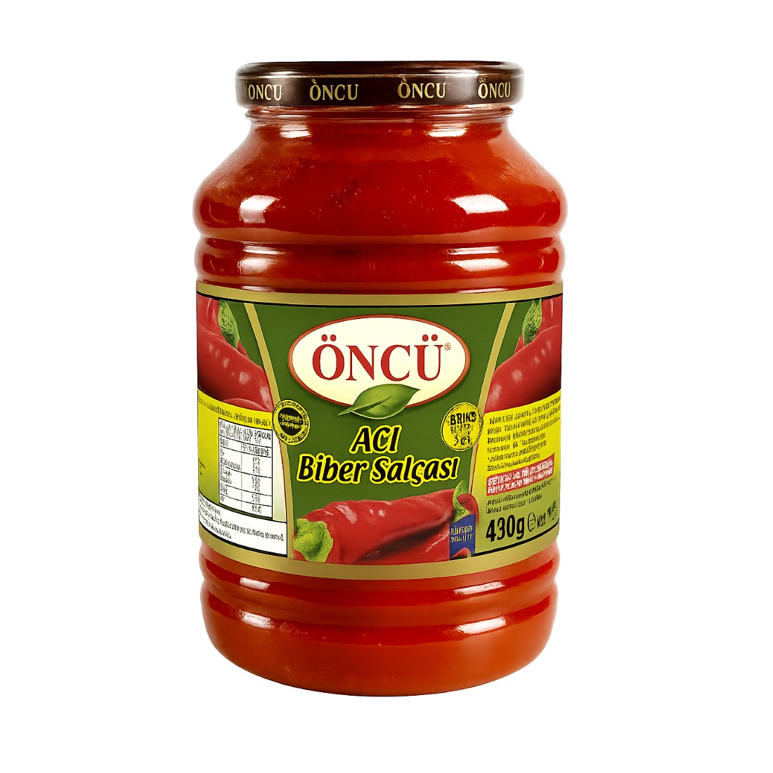 Oncu Hot Pepper Paste ( Aci Biber Salcasi ), 4.3 Kg – bazachi